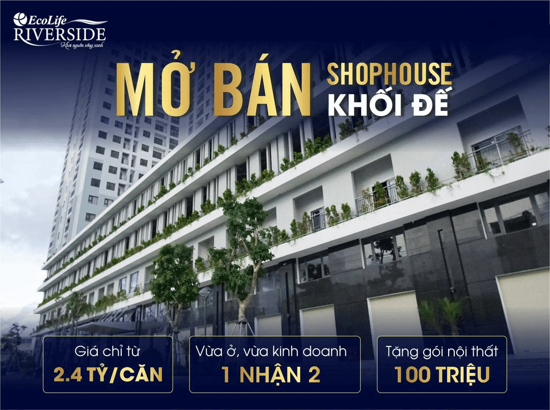 Shophouse Ecolife Quy Nhơn - Quy Nhơn Homes